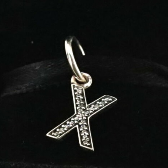 Pandora | Jewelry | Pandora Letter X Dangle Charm 79336cz | Poshmark